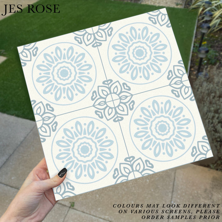 French Pastel Blue (Small) Premium Peel & Stick Tiles – Jes Rose
