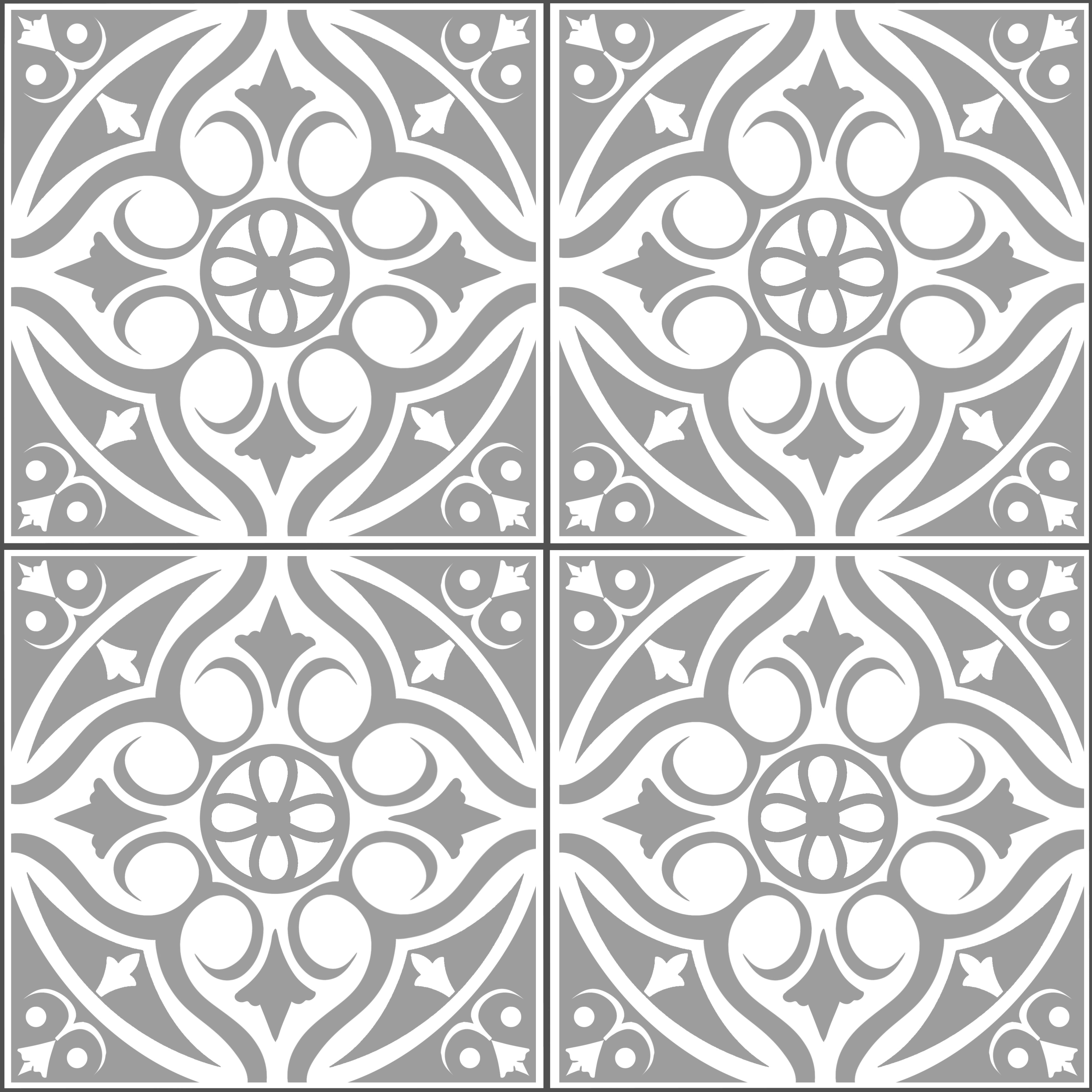 Astral Star Tiles Black & Gold Adhesive Floor/Wall/Window Vinyl – Jes Rose